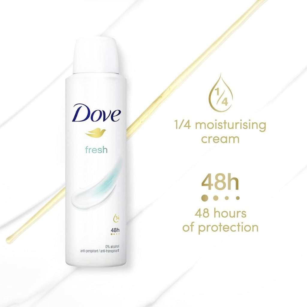 Dove Fresh 48h Antiperspirant Deodorant 150ml | Henry & Hunter