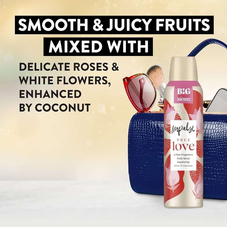 Impulse True Love Body Spray Deodorant 150ml | Henry & Hunter