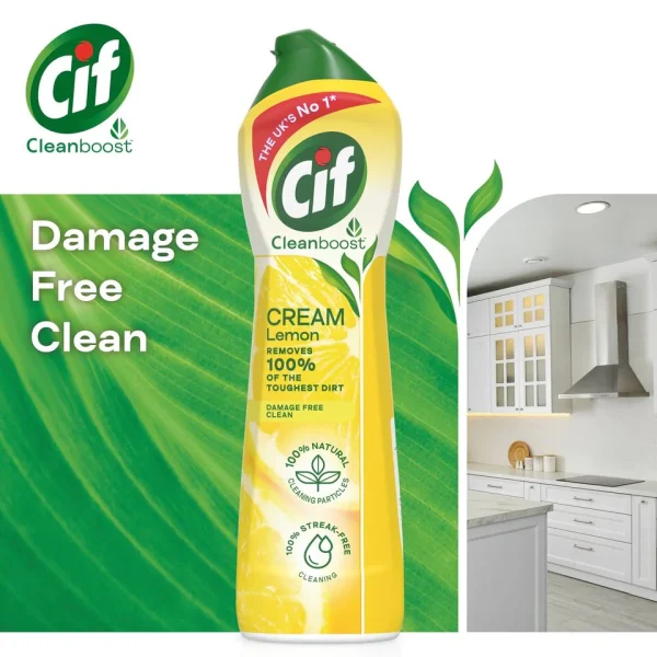 Cif Cream Multi-Purpose Cleaner Lemon Fresh 500ml – Henry & Hunter