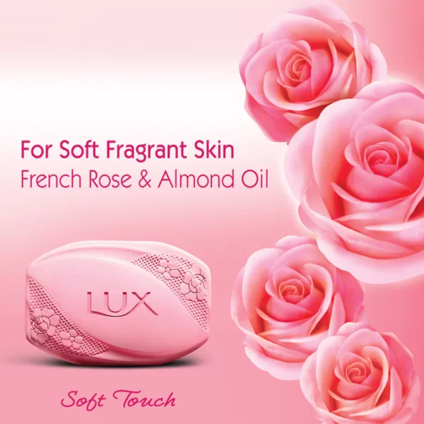 Lux Soft Touch Gentle Cleansing Soap Bar 80g | Henry & Hunter