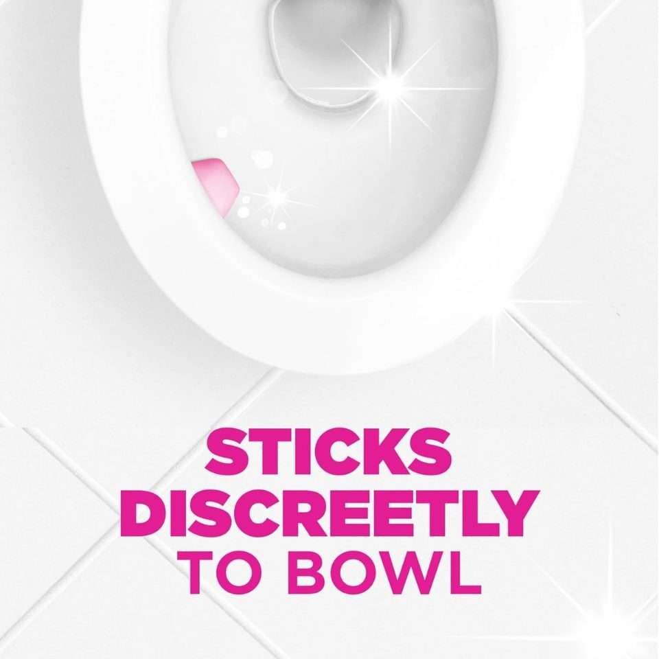 Harpic Floral Hygienic & Fresh Toilet Block Sticker 4 Pack | Henry & Hunter