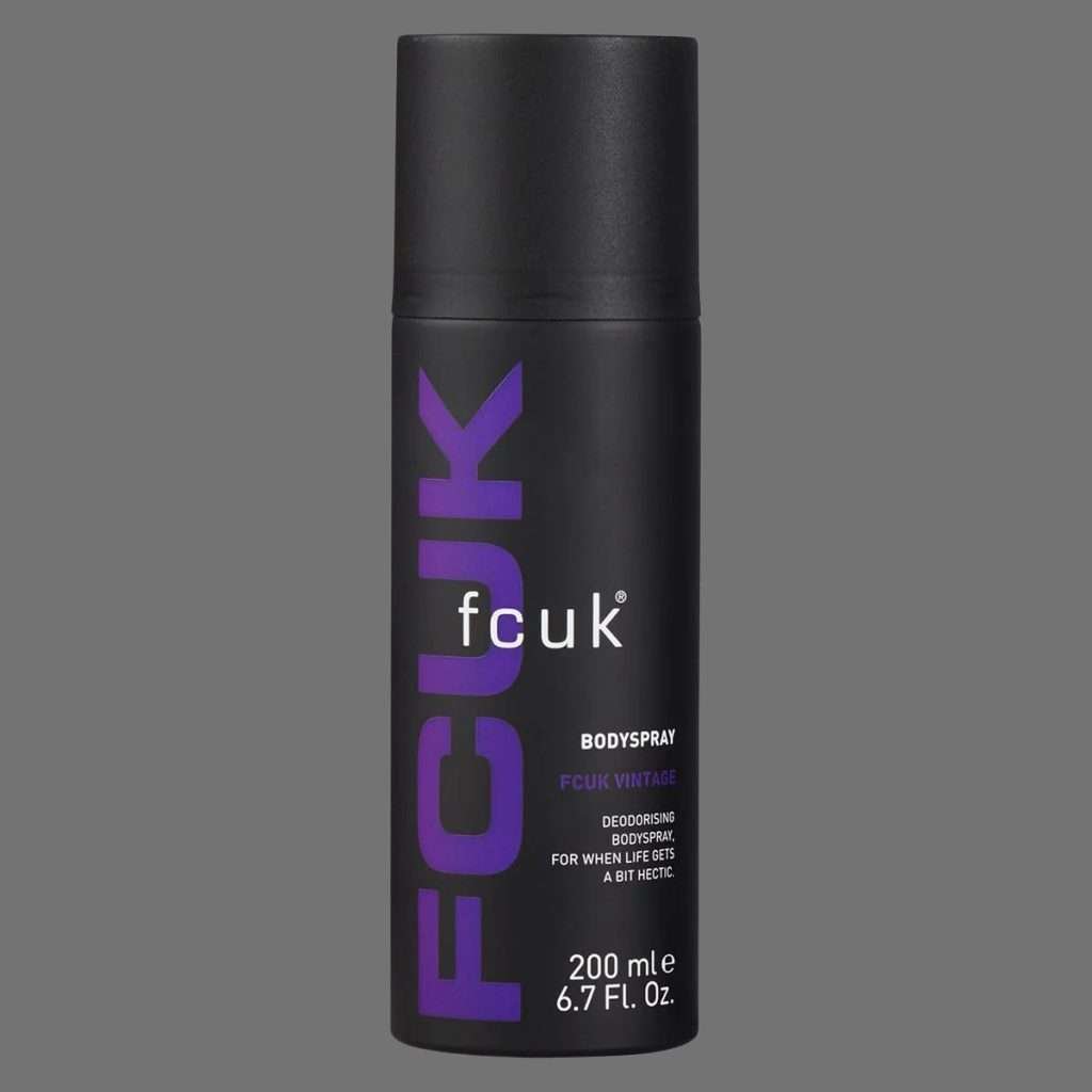 FCUK Vintage Men Deodorising Body Spray 200ml – Henry & Hunter