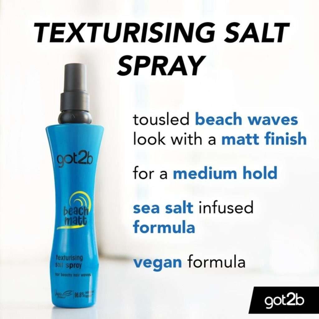 Got2b Beach Matt Texturising Salt Spray 200ml – Henry & Hunter