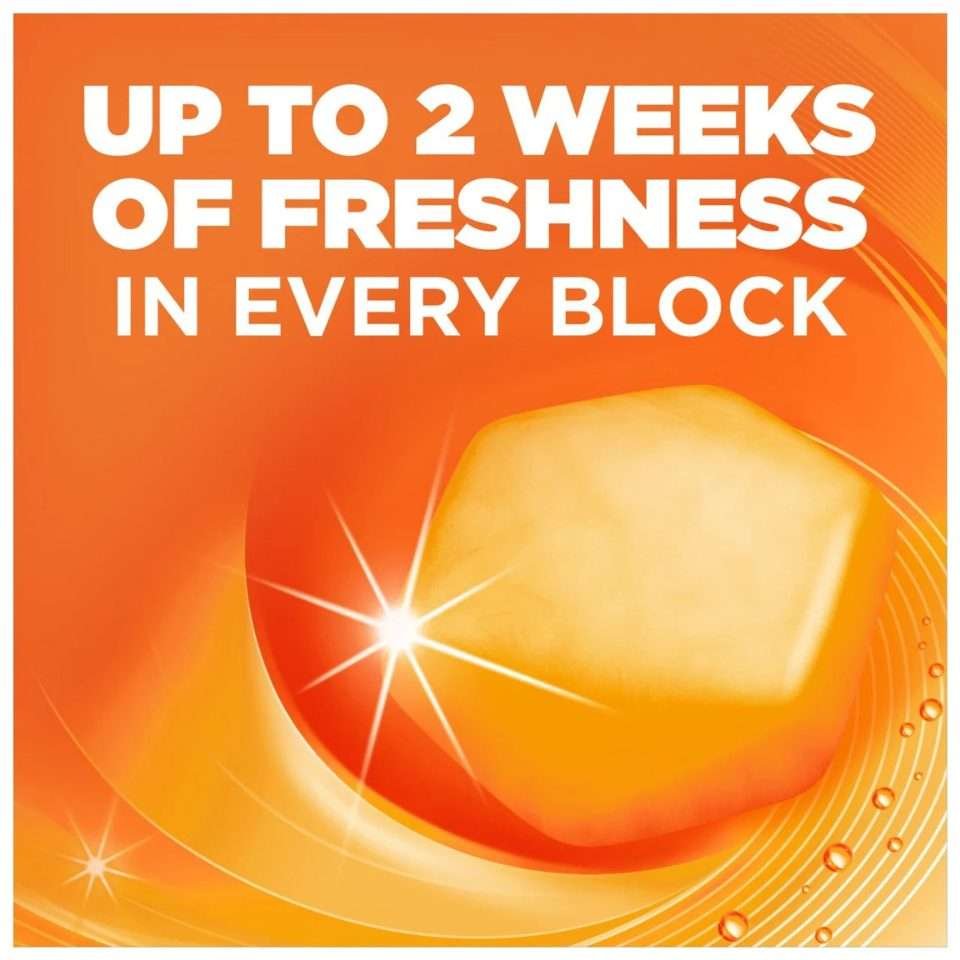 Harpic Citrus Hygienic & Fresh Toilet Block Sticker 4 Pack | Henry & Hunter