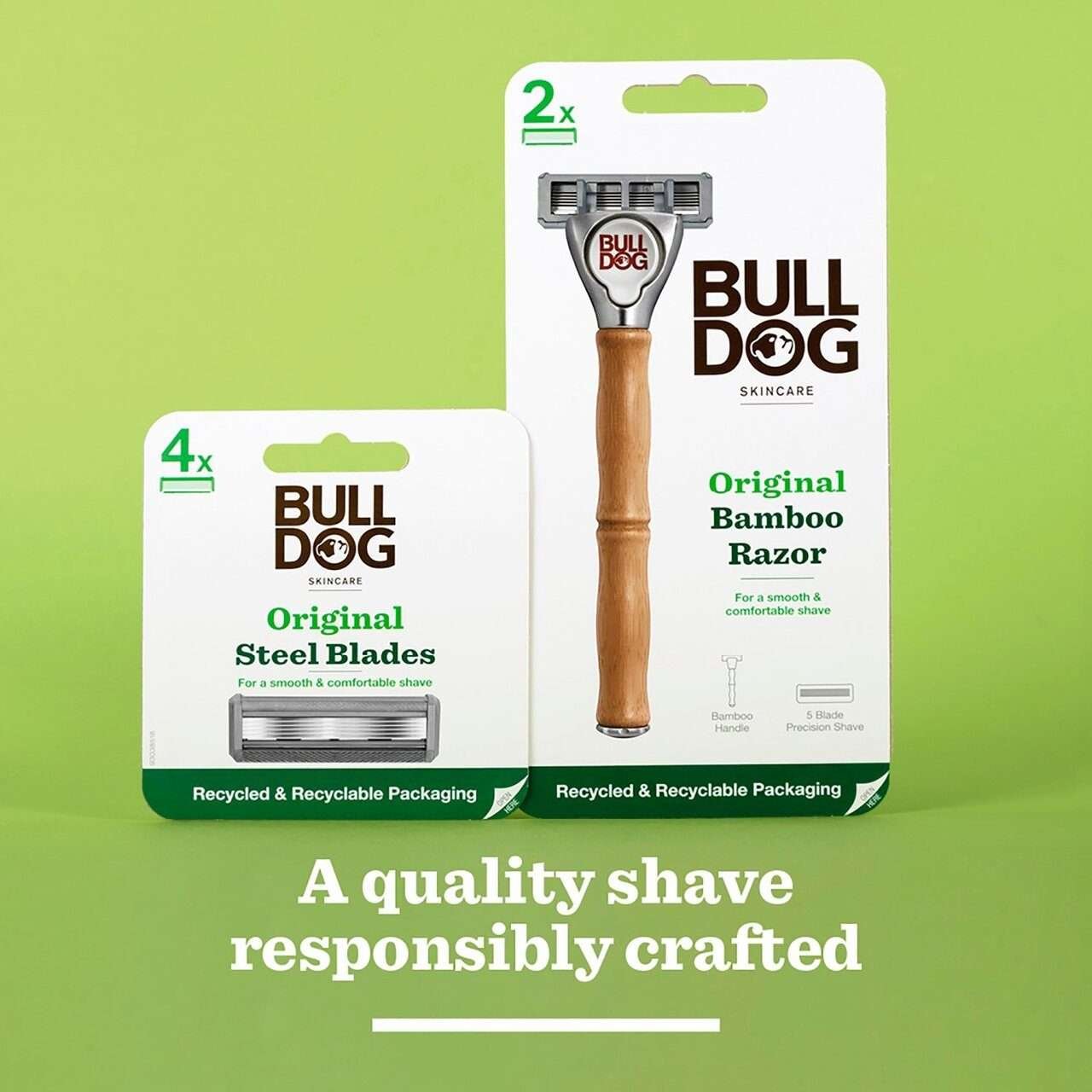 Bulldog Skincare Original Razor Blades 4 Pack | Henry & Hunter