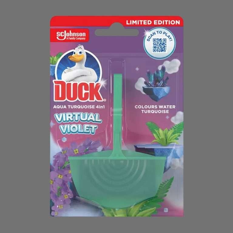 Duck Virtual Violet Toilet Rim Block Cleaner 36g – Henry & Hunter