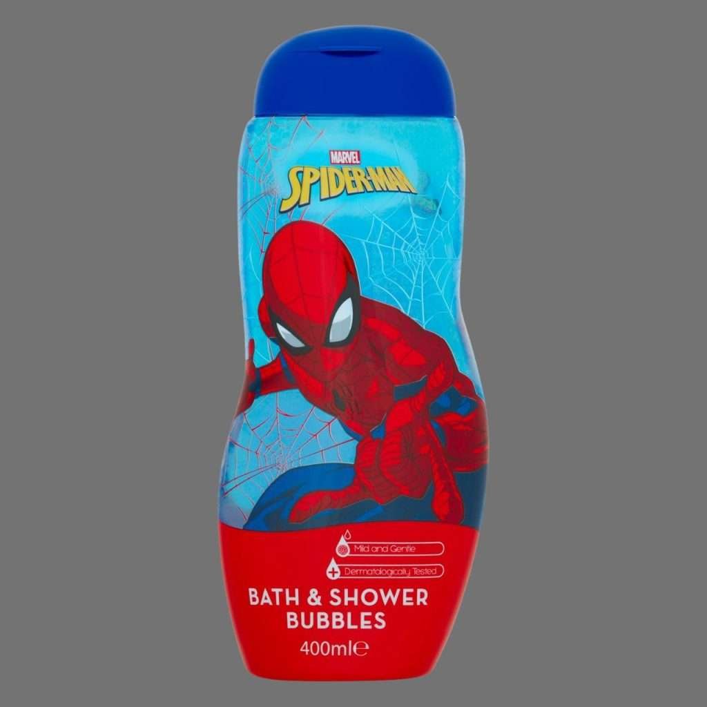 Marvel Spider-Man bath & Shower Bubbles 400ml – Henry & Hunter