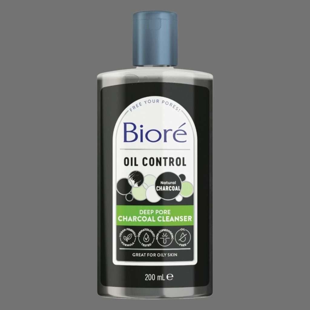 Biore Charcoal Pore Cleanser 200ml | Henry & Hunter